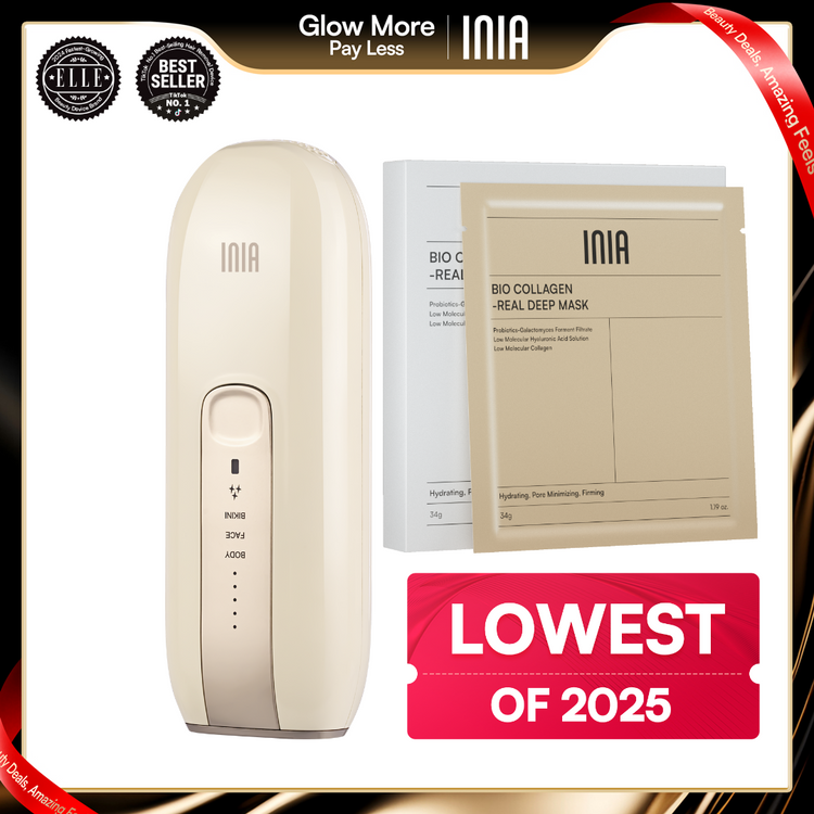 INIA | At-Home Microcurrent, Red Light & Hair Removal Devices